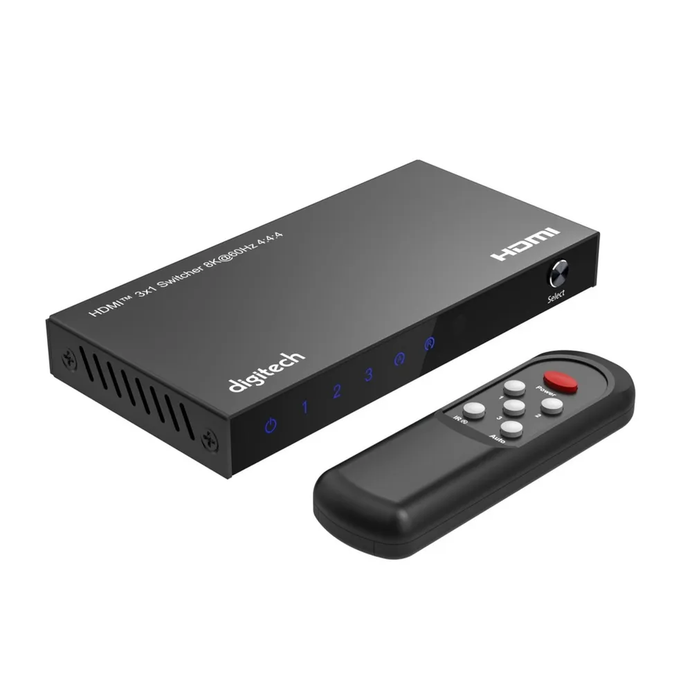 Digitech 3 Input HDMI Switcher | Jaycar New Zealand