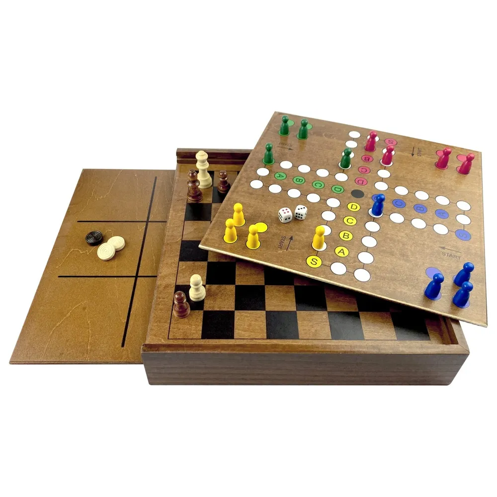 Australian Geographic 7 in 1 Board Game Set | Jaycar New Zealand