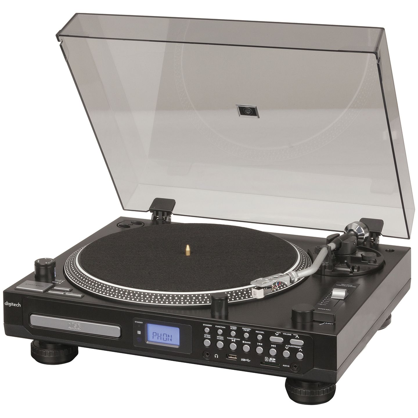 Retro Turntable with Legs | Jaycar New Zealand