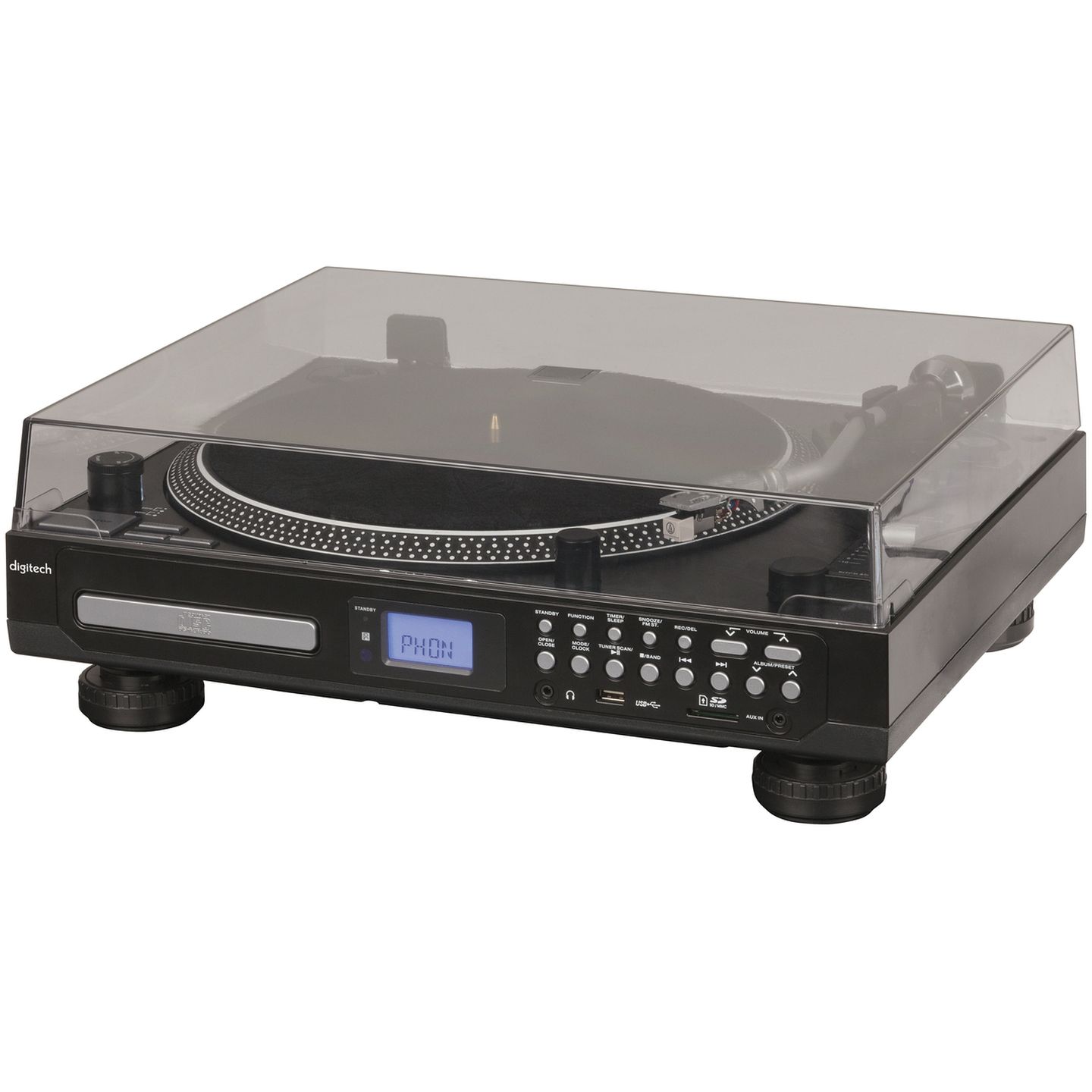 Turntable with CD Player & USB/SD | Jaycar New Zealand
