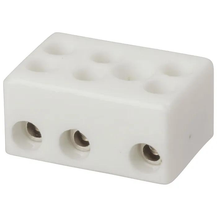 2 Wire Porcelain Terminal Block | Jaycar New Zealand