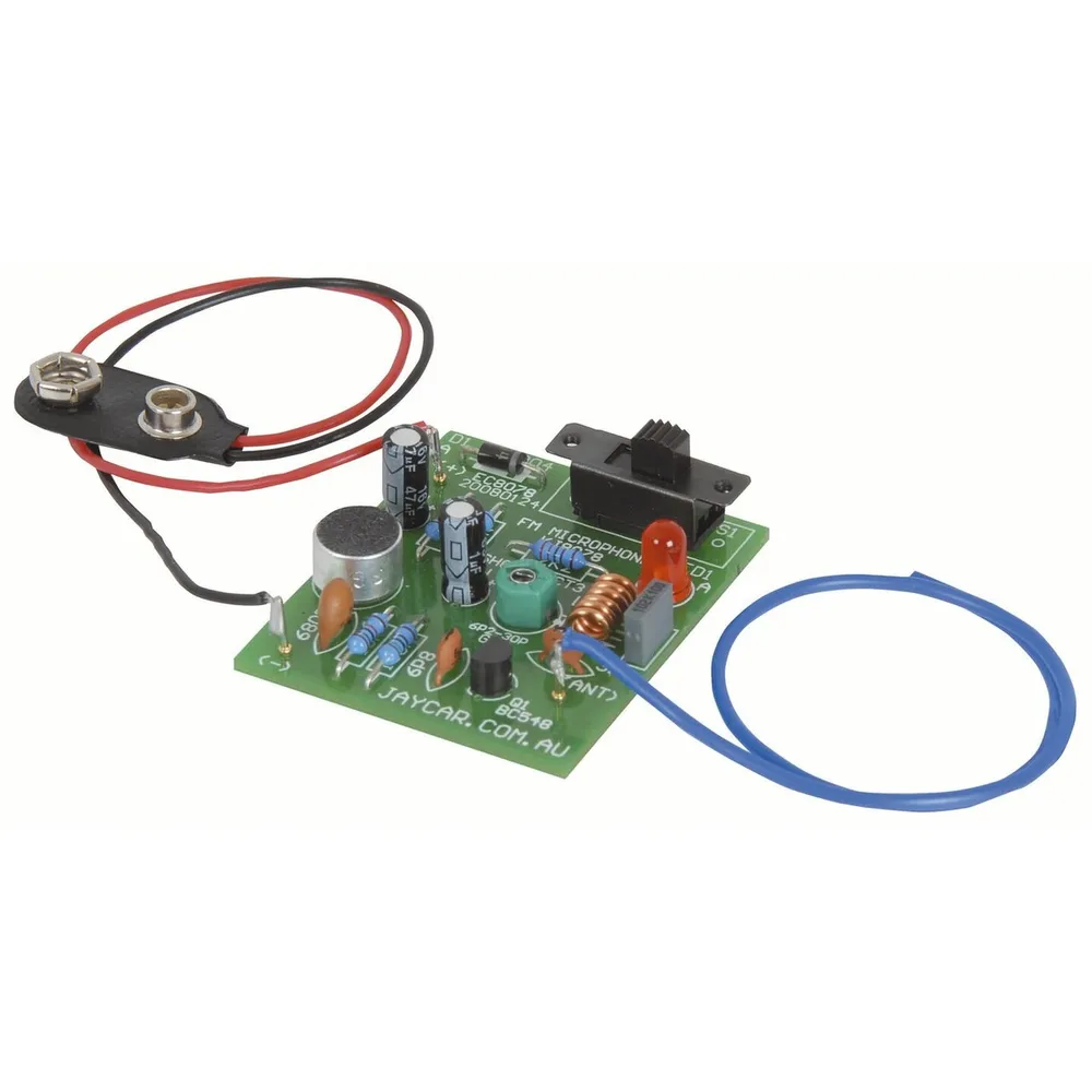 Short Circuits Three Project - Simple FM Microphone | Jaycar New Zealand