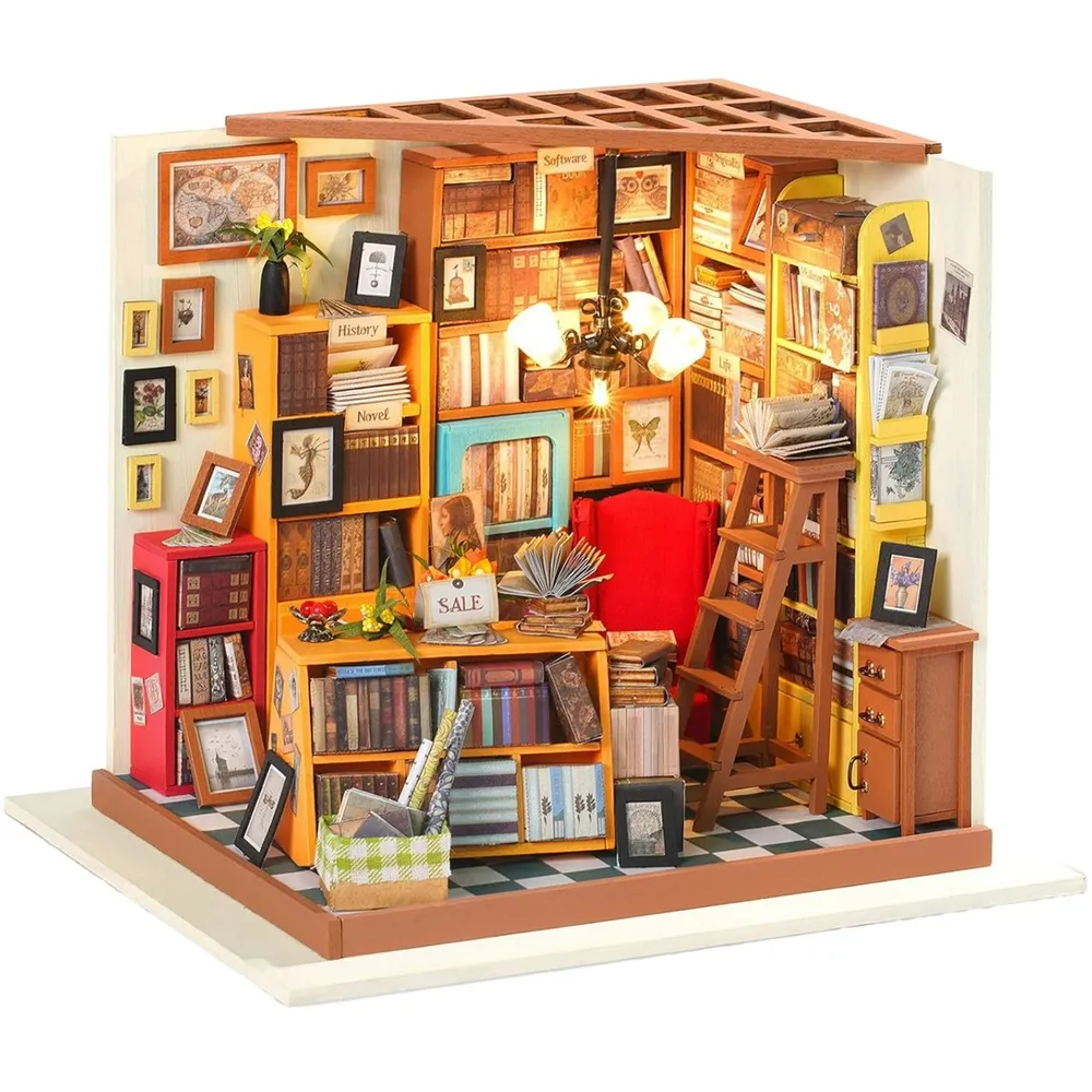 ROKR Sams Study DIY Miniature House Kit | Jaycar New Zealand