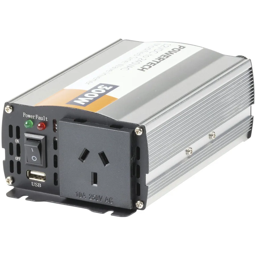 150W (450W) 12VDC to 230VAC Modified Sinewave Inverter | Jaycar New Zealand