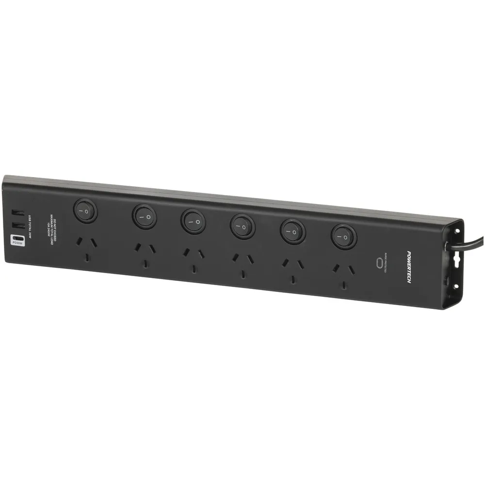 10 Way Home Theatre Surge Protected Powerboard | Jaycar New Zealand