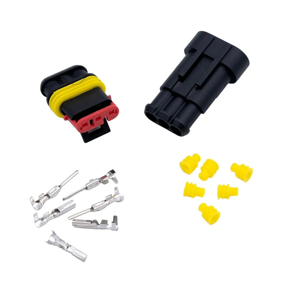 Automotive Waterproof FS Plug and Socket Set - 3 way | Jaycar New Zealand