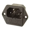 IEC320 Male Chassis Power Plug | Jaycar New Zealand