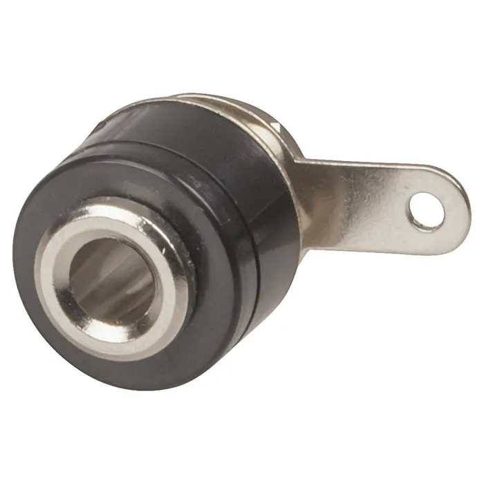 Black 4mm Panel Mount Socket | Jaycar New Zealand