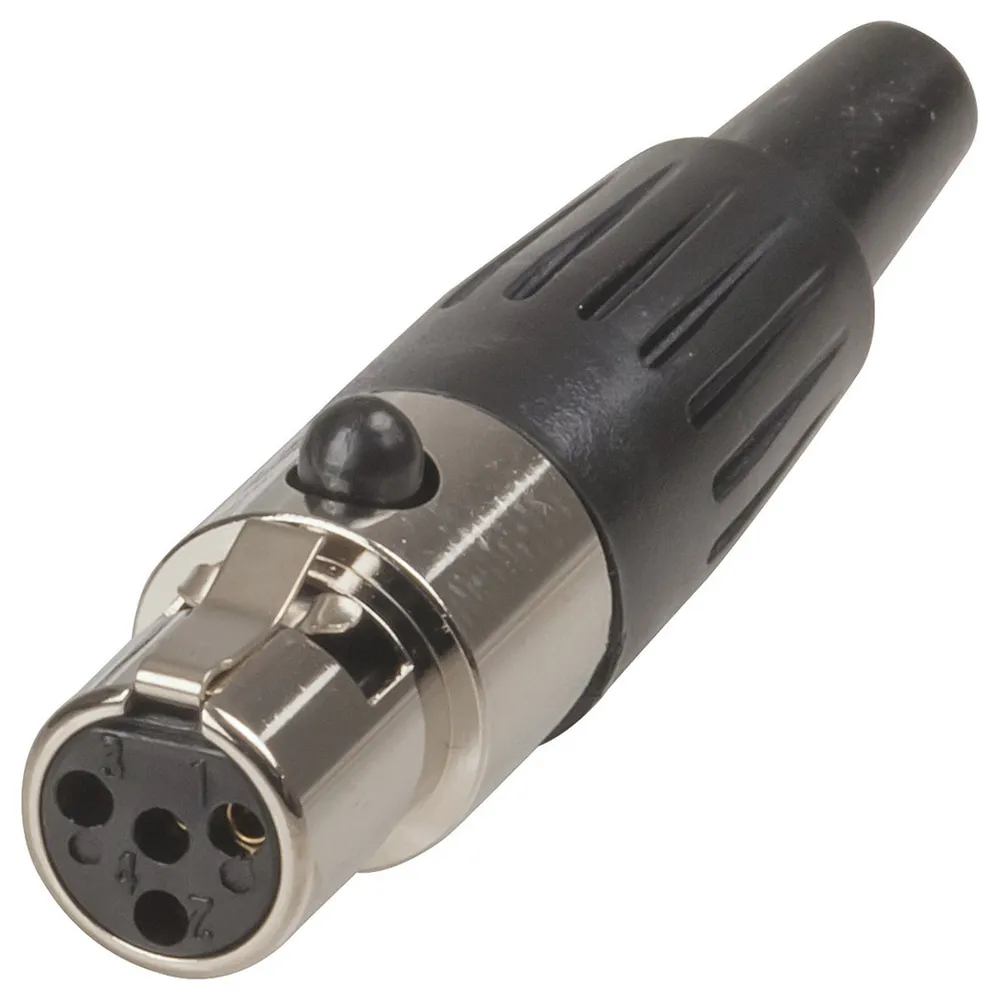 4 Pin Line Female XLR Connector | Jaycar New Zealand