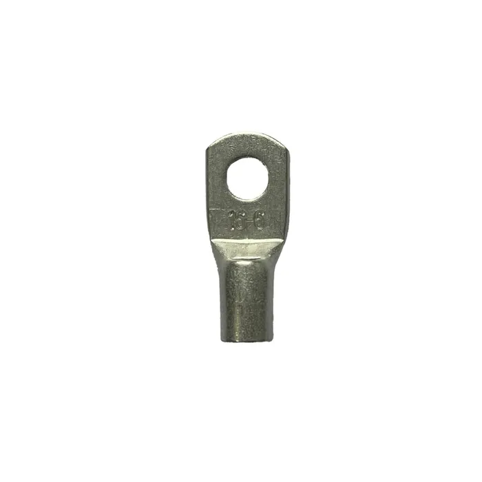 6mm Non-Insulated Eye Terminal 16mm2 6AWG Pack of 4 | Jaycar New Zealand