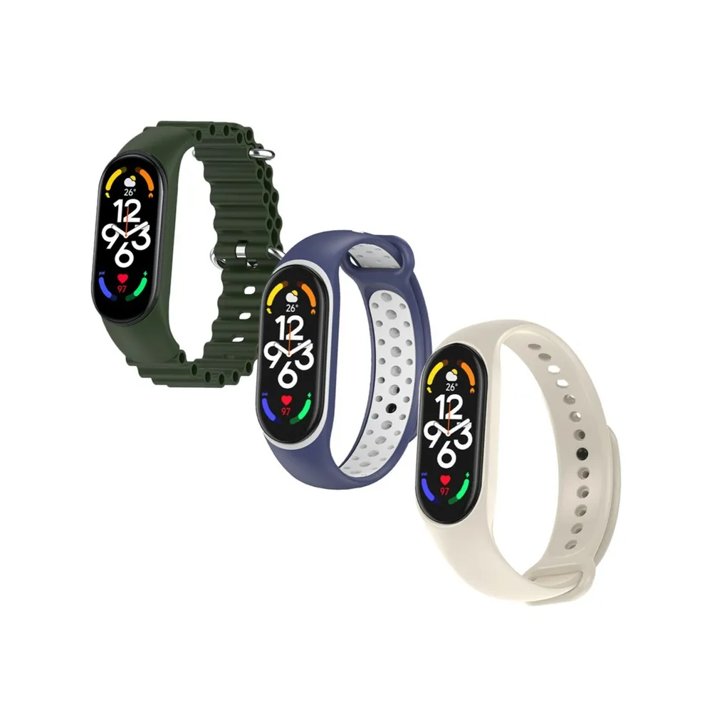 3 Pack of Silicone Straps to suit QC3113 Smart Band | Jaycar New Zealand