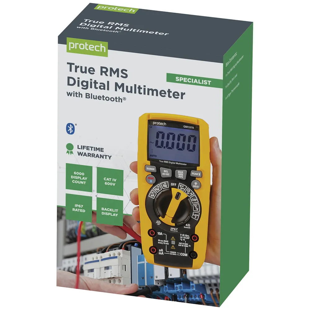 True RMS Digital Multimeter with Bluetooth® Connectivity | Jaycar New ...