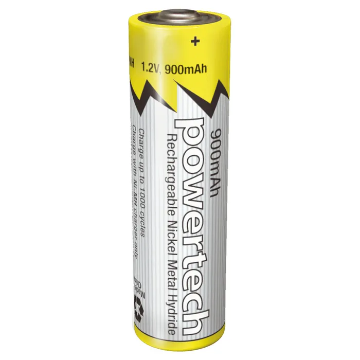 1.2V AAA 900mAh Rechargeable Ni-MH Powertech Battery - Nipple | Jaycar ...