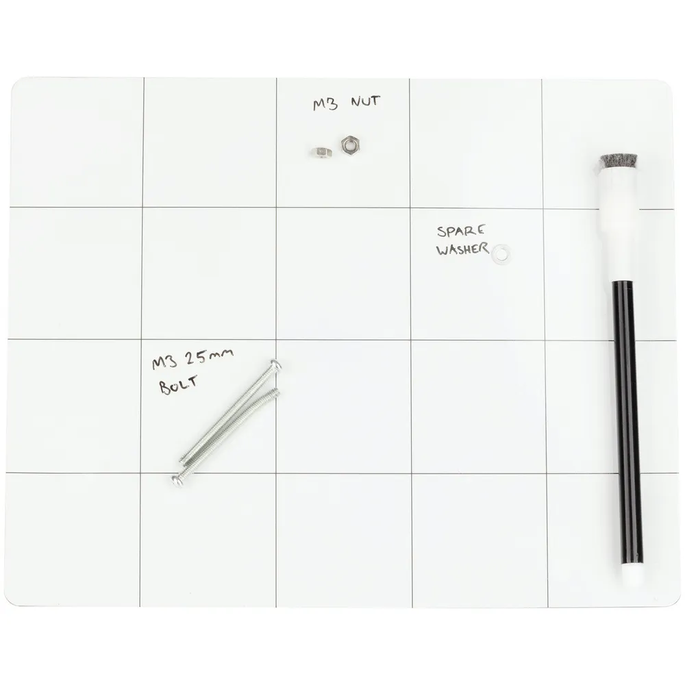 Magnetic Work Mat and White Board 8x10 inch | Jaycar New Zealand
