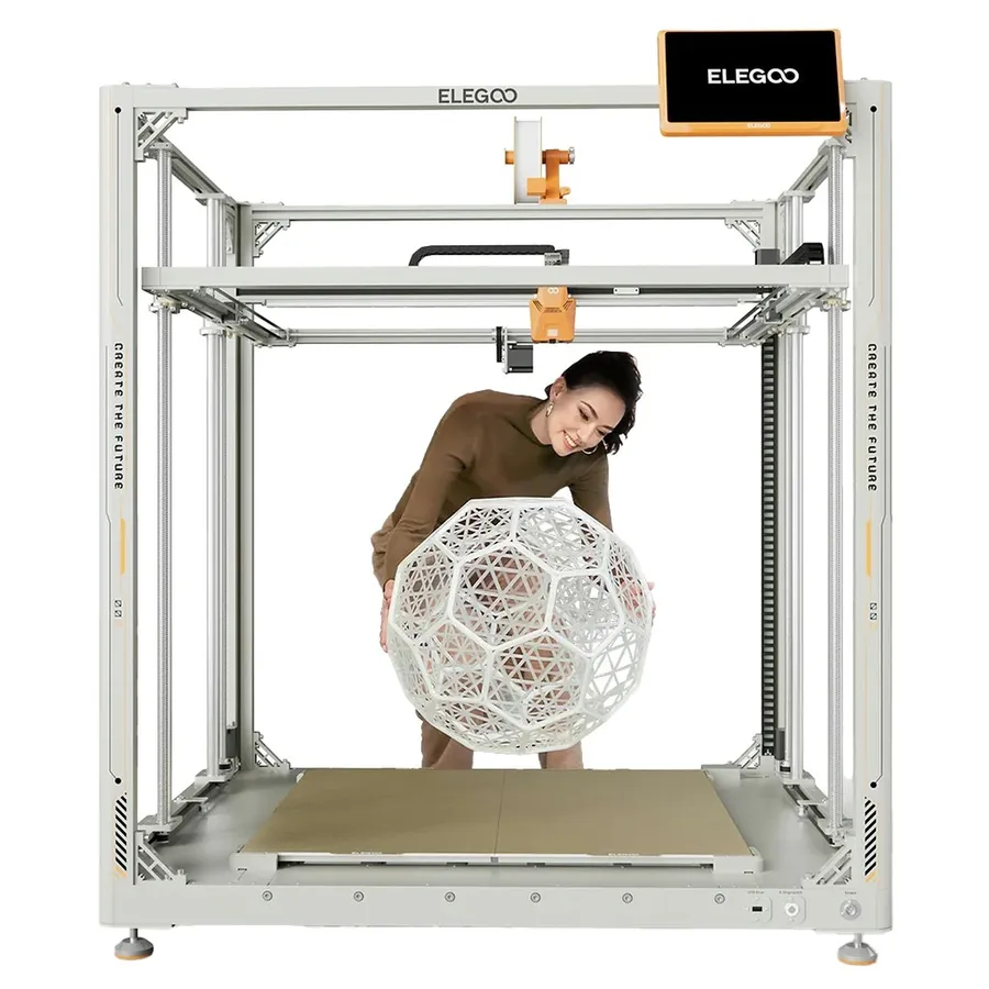 Elegoo Orange Storm Giga Filament Printer | Jaycar New Zealand