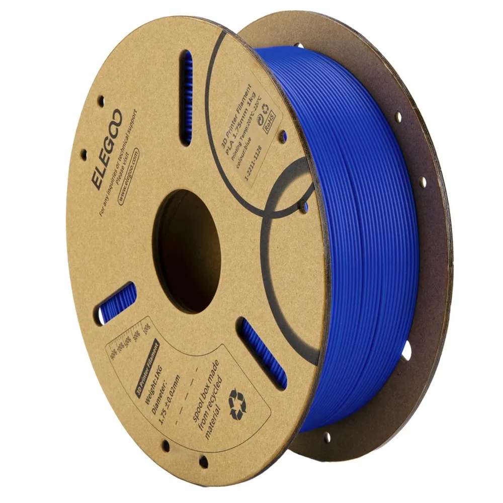 Elegoo PLA filament Dark Blue 1.75mm 1kg | Jaycar New Zealand
