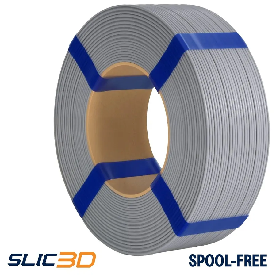 Slic3D PLA Spool-Less Grey 1.75mm 1kg filament | Jaycar New Zealand