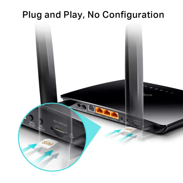 TP Link MR6500V Wireless 4G LTE Router | Jaycar New Zealand